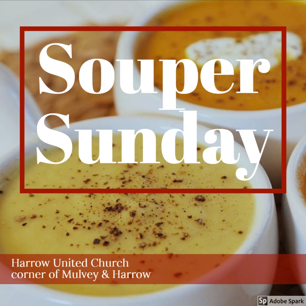souper sunday (3) – Harrow United Church Winnipeg