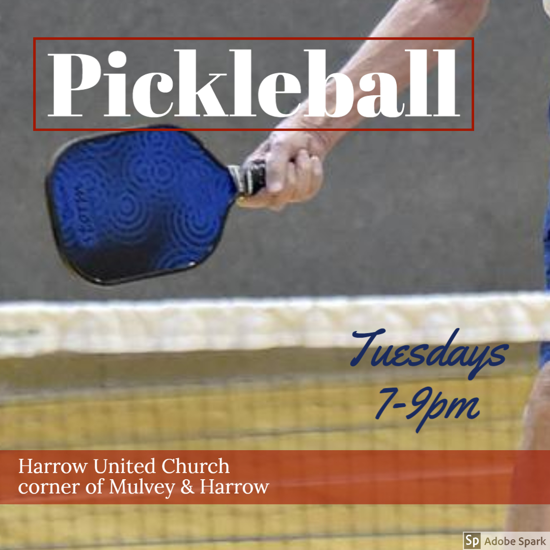 Pickleball Copy Harrow United Church Winnipeg